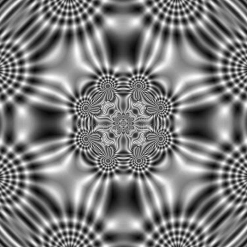 Electric Field Pattern with Abstract Wavy Shapes Stock Illustration ...