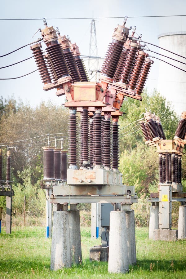 Electric field stock photo. Image of generators, chimneys - 45097558