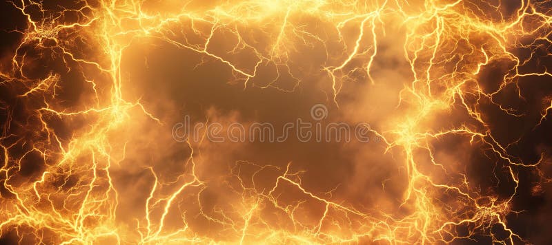 Electric Fire Lightning Hole Vortex and Smoke Effect Background Stock ...
