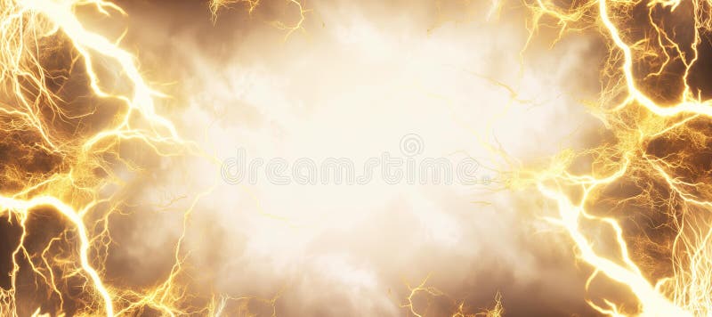 Electric Fire Lightning Hole Vortex and Smoke Effect Background Stock ...