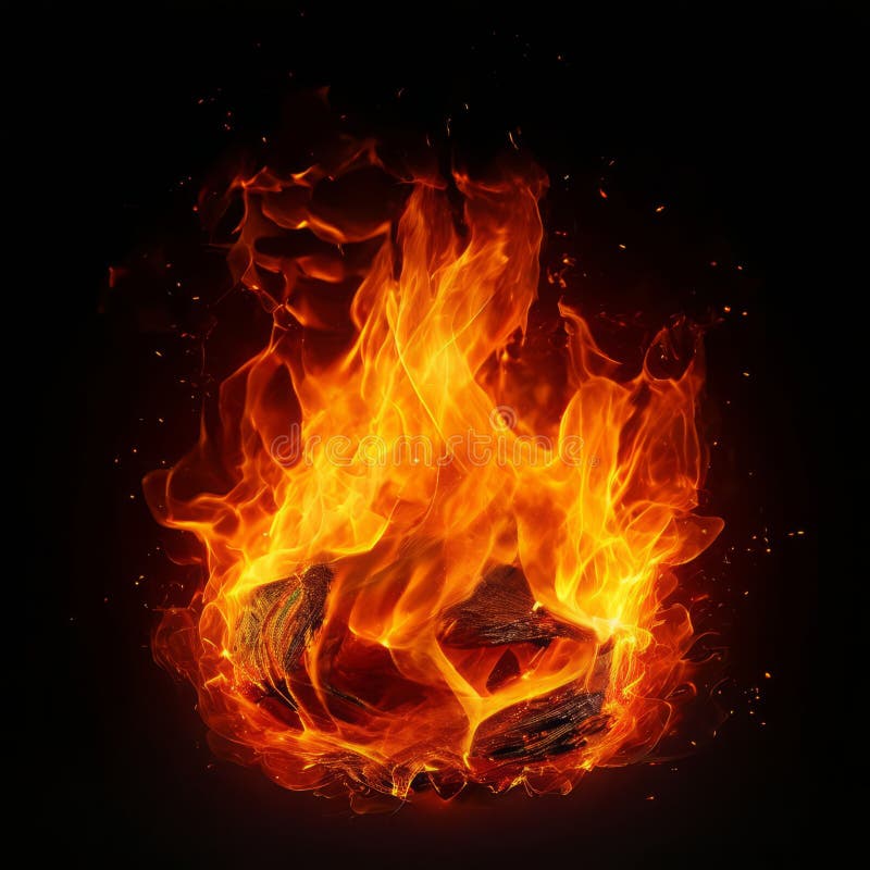 Electric Fire a Simulated Fire Effect Created Using Electricit Stock ...