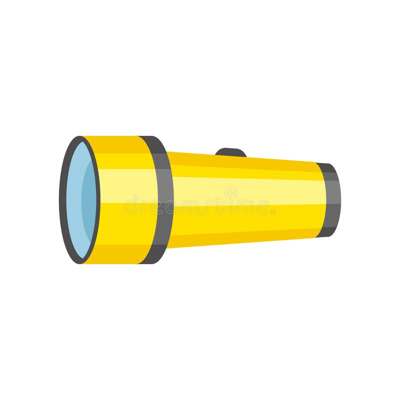 Electric Flashlight Cartoon Vector Illustration Stock Vector ...