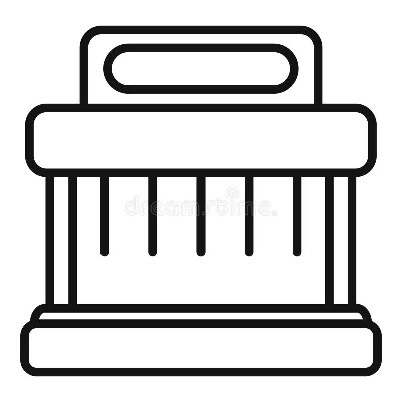 Electric Food Dehydrator Machine Icon Outline Style Stock Vector ...