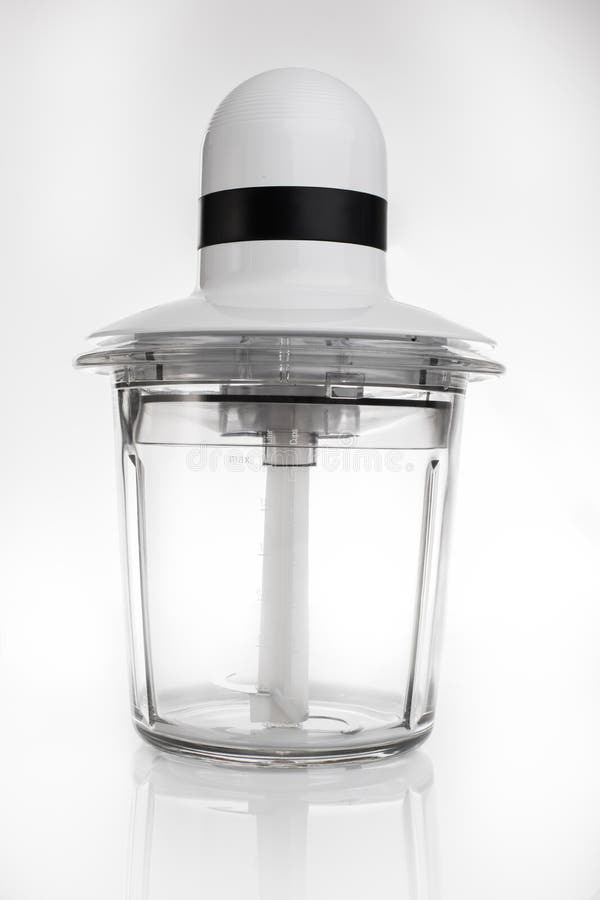 Electric Food Processor Isolated on White Stock Photo - Image of ...