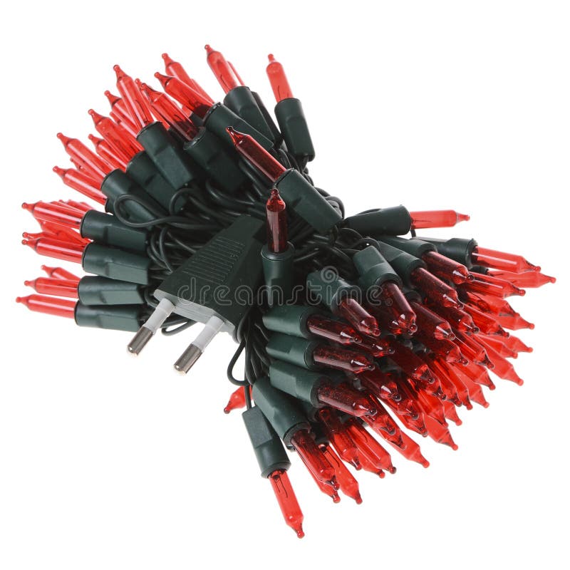 Electric garland isolated stock image. Image of electricity - 87539367