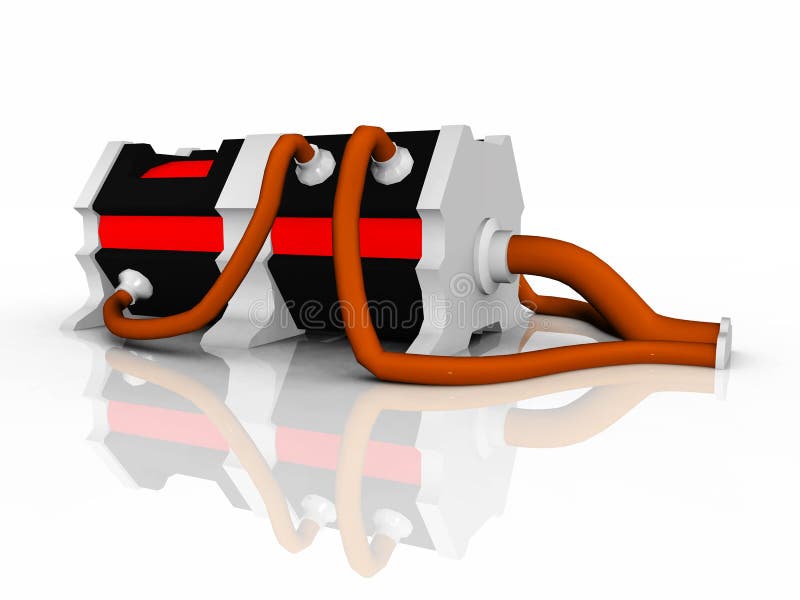 Electric Generator stock illustration. Illustration of machine - 46946296