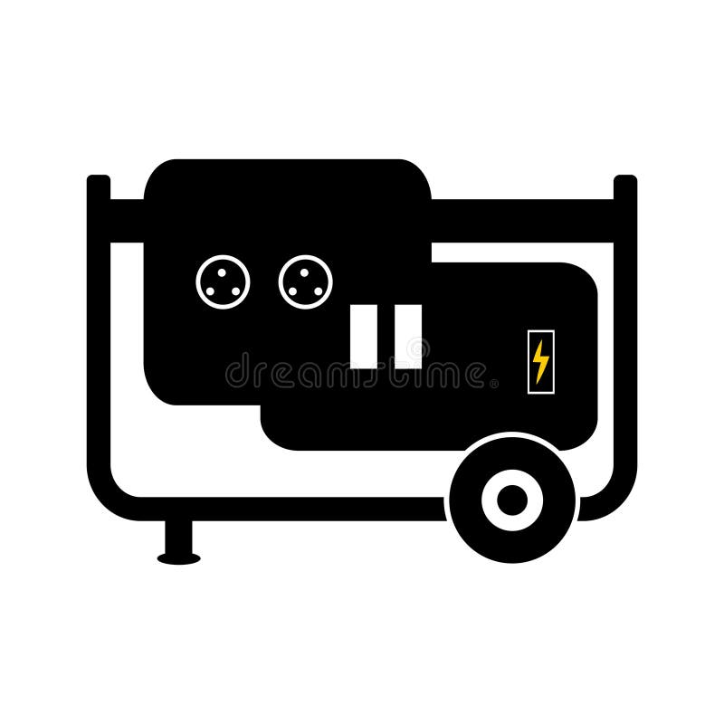 Electric Generator icon stock vector. Illustration of energy - 311259513