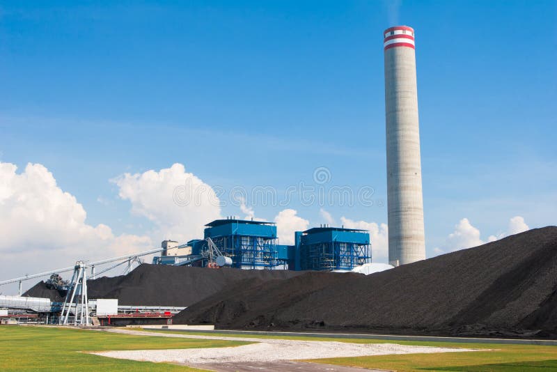 The Electric Generator Power Plant Stock Image - Image of plant ...