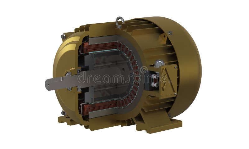 Electric Motor Exploded View Stock Illustrations – 45 Electric Motor ...