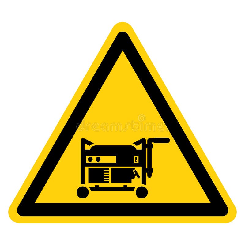 Electric Generator Symbol Sign,Vector Illustration, Isolate on White ...