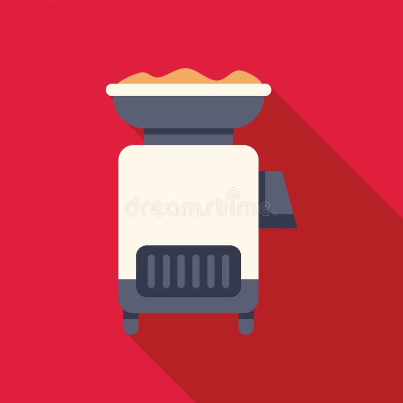 Electric Grain Grinder Crushing Wheat Grain Flour Mill Machine Stock ...