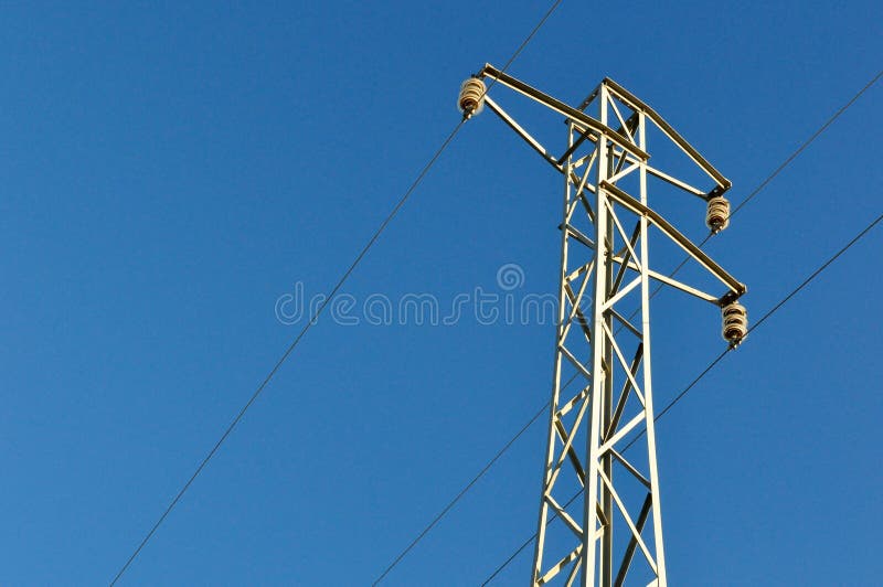 Electric grid tower stock image. Image of volt, wire - 84301089