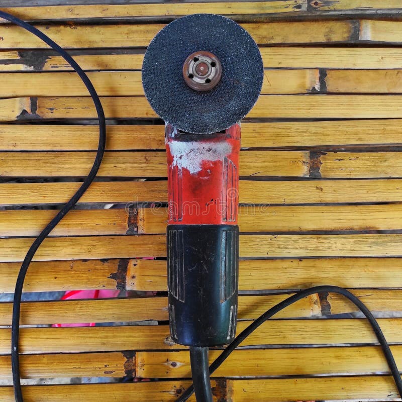 Electric Grinding Machine this Tool is for Cutting Iron Stock Image ...