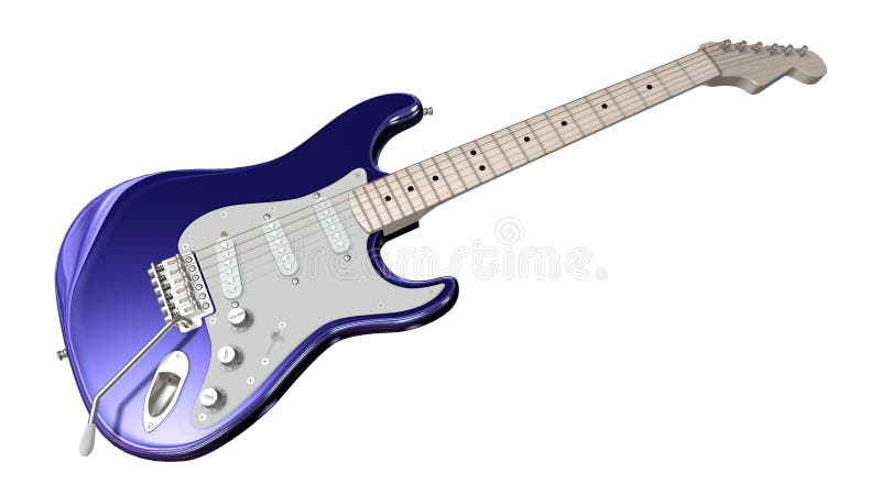 Guitar Fender Stratocaster - Vector Stock Vector - Illustration of ...