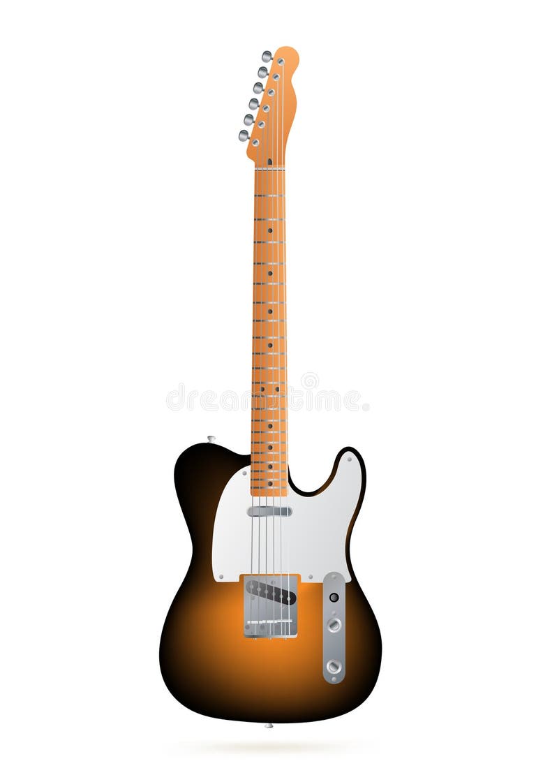 Guitar Fender Telecaster Stock Illustrations – 104 Guitar Fender ...