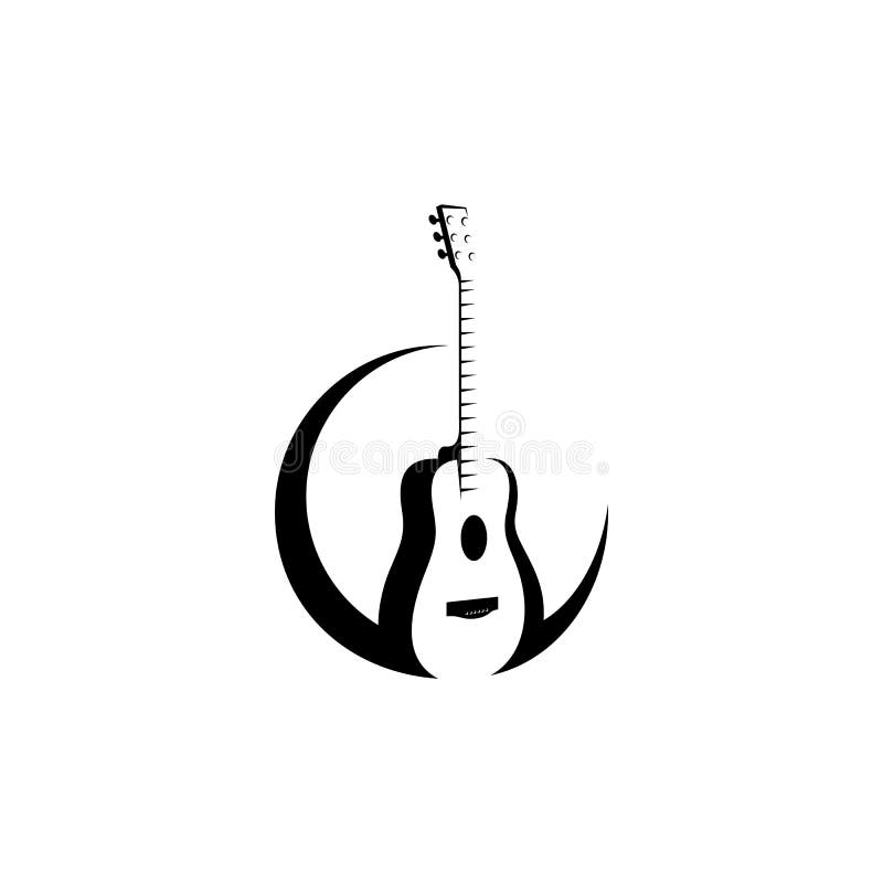 Electric Guitar Design Vector Template. Simple Set of Electric Guitar ...