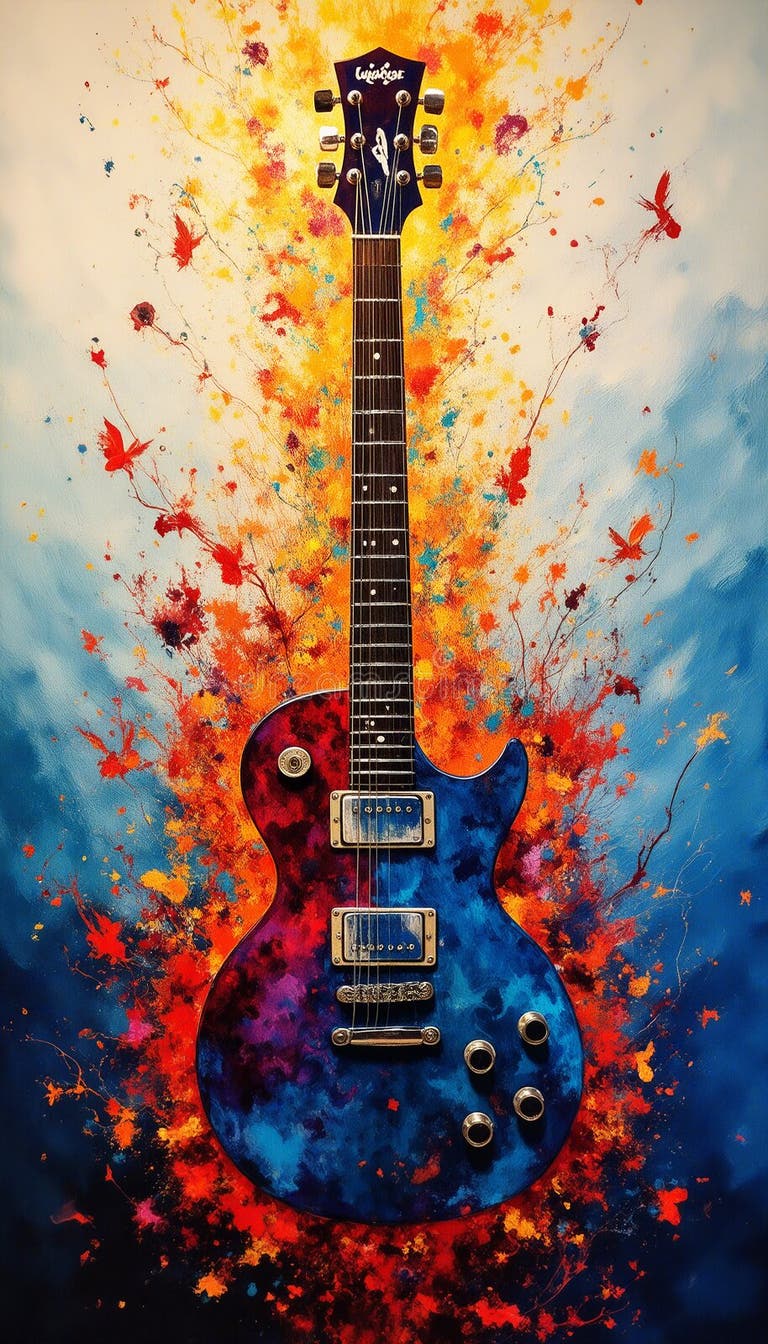 Guitar Splatter Stock Illustrations – 227 Guitar Splatter Stock ...