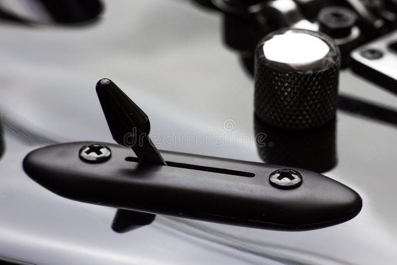 Electric Guitar Switch, Knob Stock Photo - Image of macro, guitar: 78080360