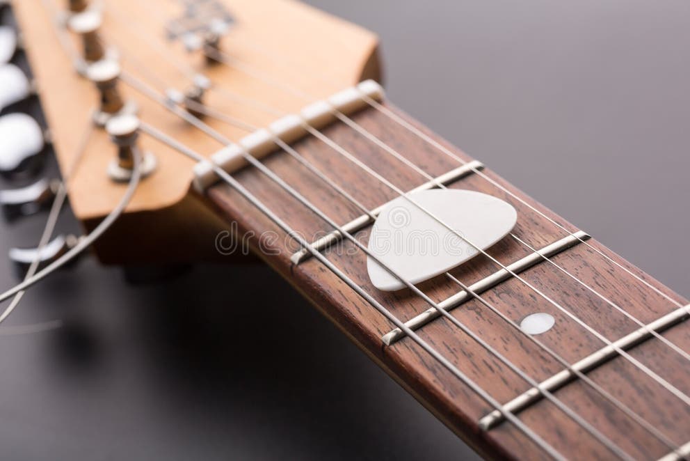 Electric guitar stock image. Image of closeup, metal - 39991299