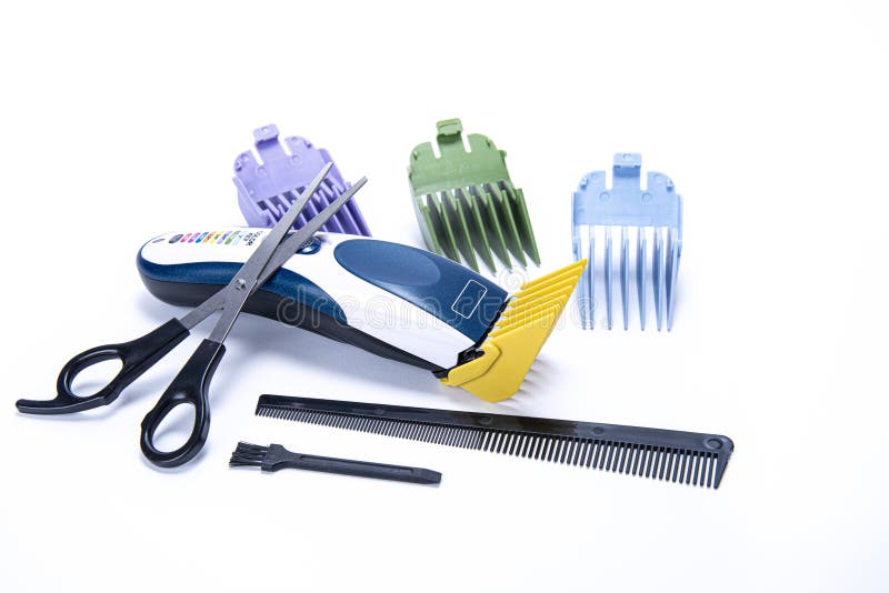 Hair Clipper, Scissors, Comb. Professional Barber Hair Clipper and ...