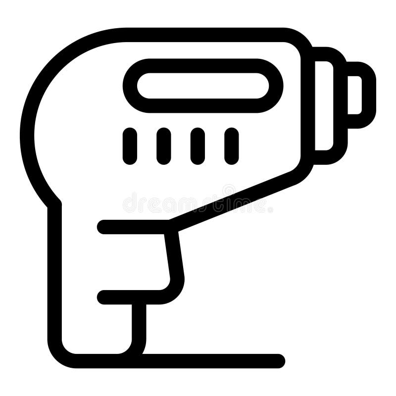 Electric Hand Drill Icon for Diy Projects and Construction Stock ...
