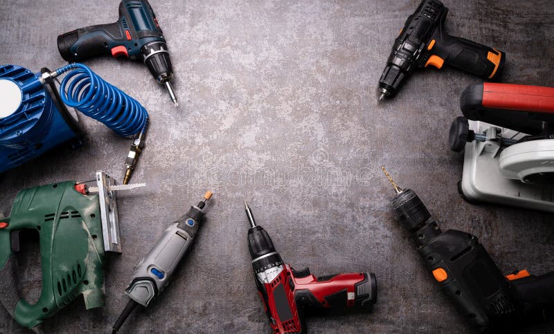 Electric Hand Power Tools stock photo. Image of screwdriver - 235572740