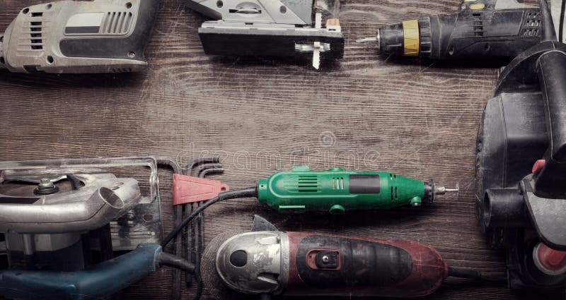 Electric hand tools stock photo. Image of cutter, business - 90114206