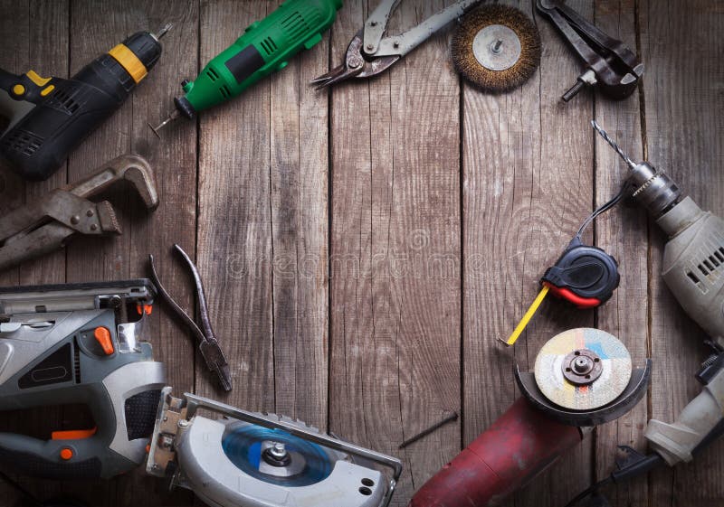 Electric hand tools stock image. Image of expertise, business - 89741673
