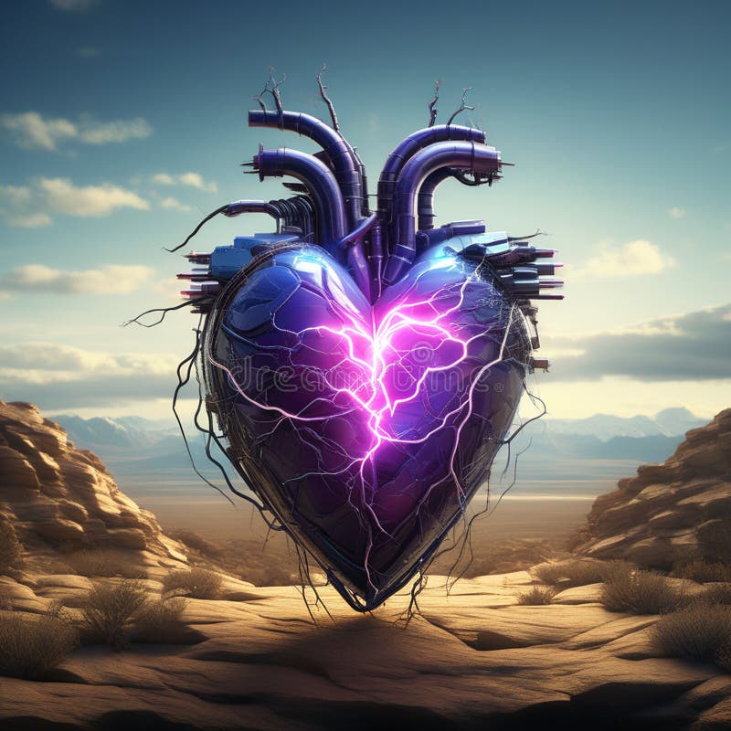 Electric Heart Stock Illustrations – 14,185 Electric Heart Stock ...
