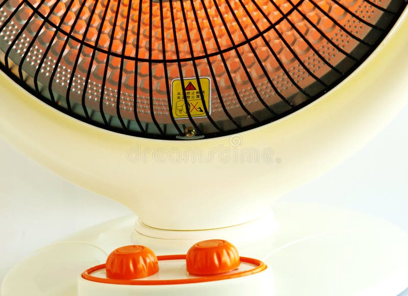 Electric Heater Local Close-up Stock Photo - Image of equipment ...