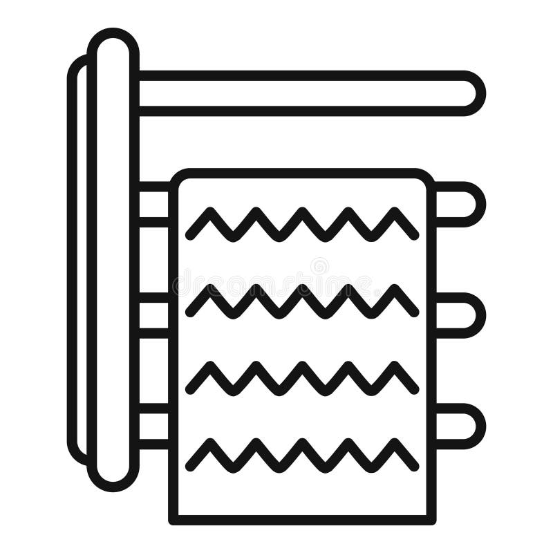 Electric Heater Using Convection for Home Heating Stock Illustration ...
