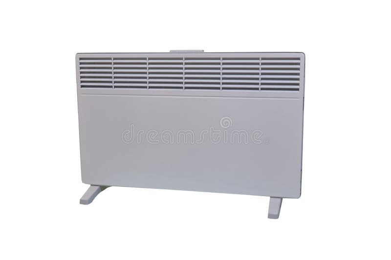 Electric Heater on a White Background, Electric Convector for Heating ...