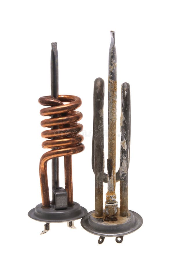 Electric Heating Element Isolated Stock Image - Image of white, steel ...