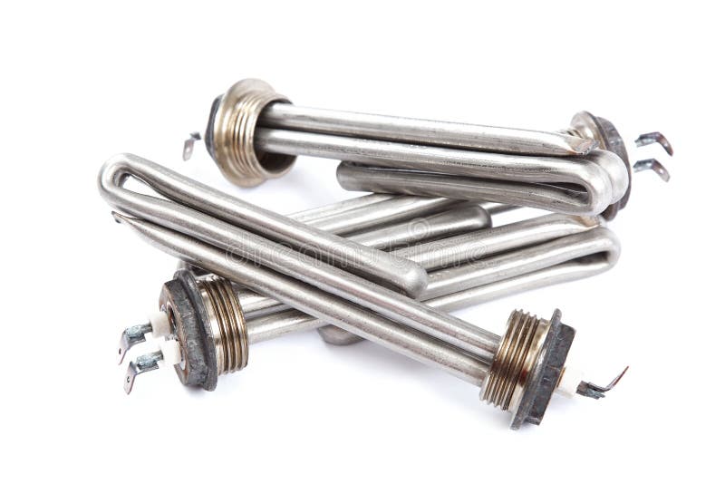 Electric Heating Element Isolated Stock Image - Image of stainless ...