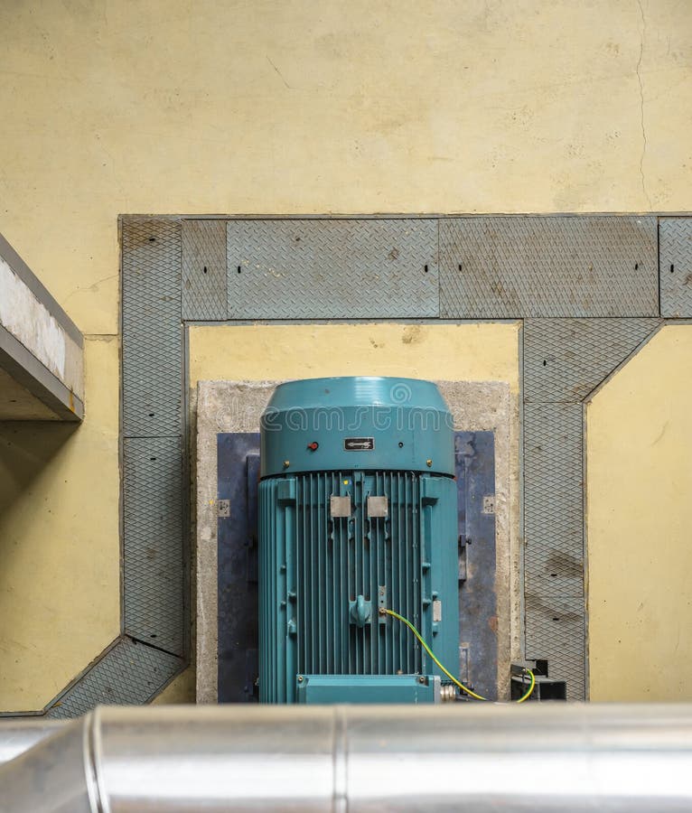 Generator Inside Power Plant Stock Image - Image of cooling, energy ...
