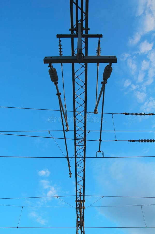 Electric instalation stock image. Image of railroad, train - 41447761