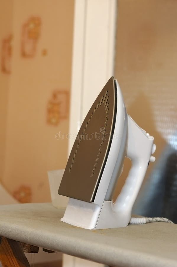 Electric iron stock image. Image of electronic, power - 5467385
