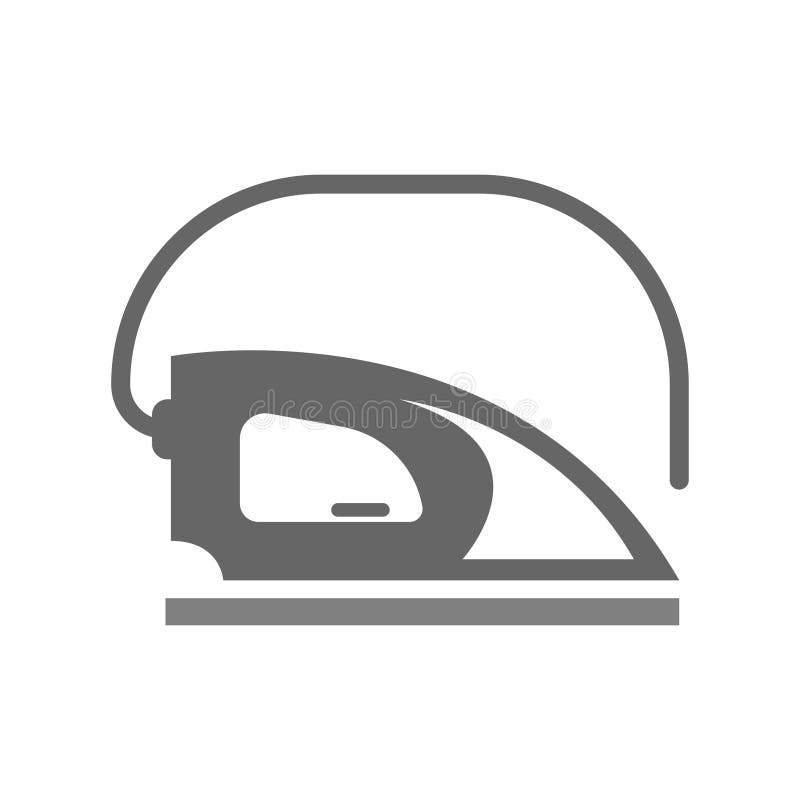 Electric iron logo design stock vector. Illustration of steam - 270625826