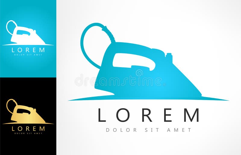 Electric iron logo stock vector. Illustration of electronic - 118466800