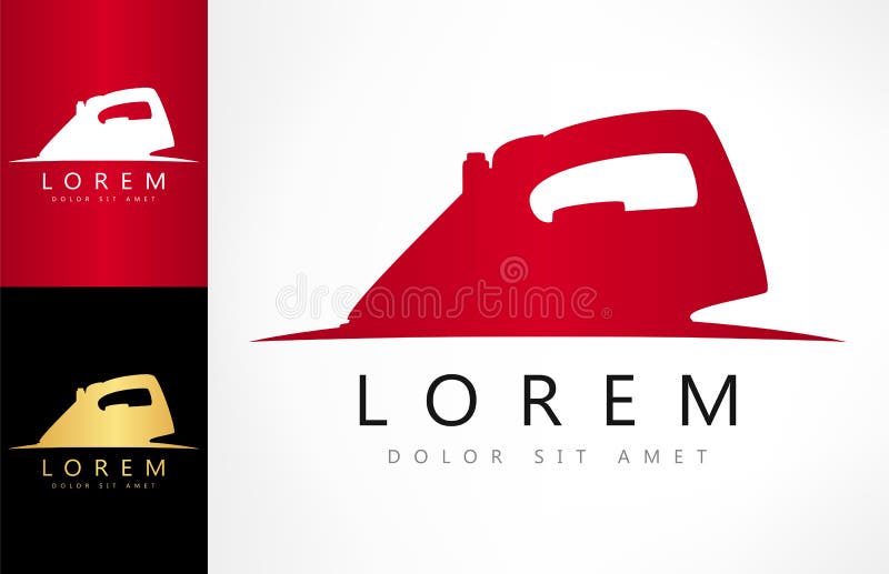 Electric iron logo stock vector. Illustration of electric - 118466807