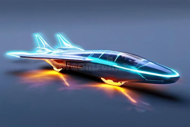 Electric Jets a Set of Glowing Electric Jets that Propel Energy Stock ...