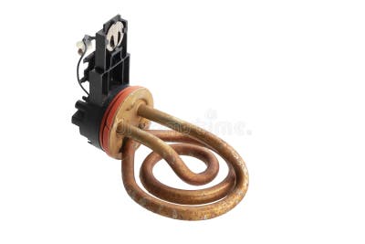 Electric Kettle Heating Element Coil. Scale and Deposits in the Kettle ...