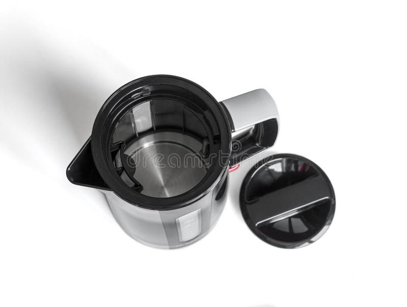 Electric kettle on white stock image. Image of kettle - 168597409