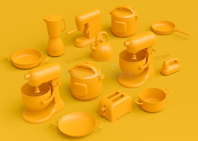 Electric Kitchen Appliances and Utensils for Making Culinary on ...