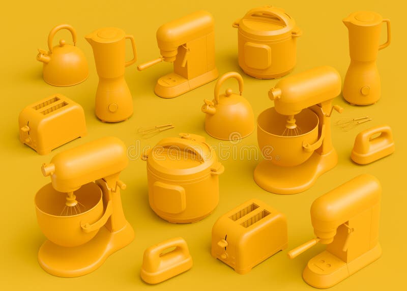 Electric Kitchen Appliances and Utensils for Making Culinary on ...