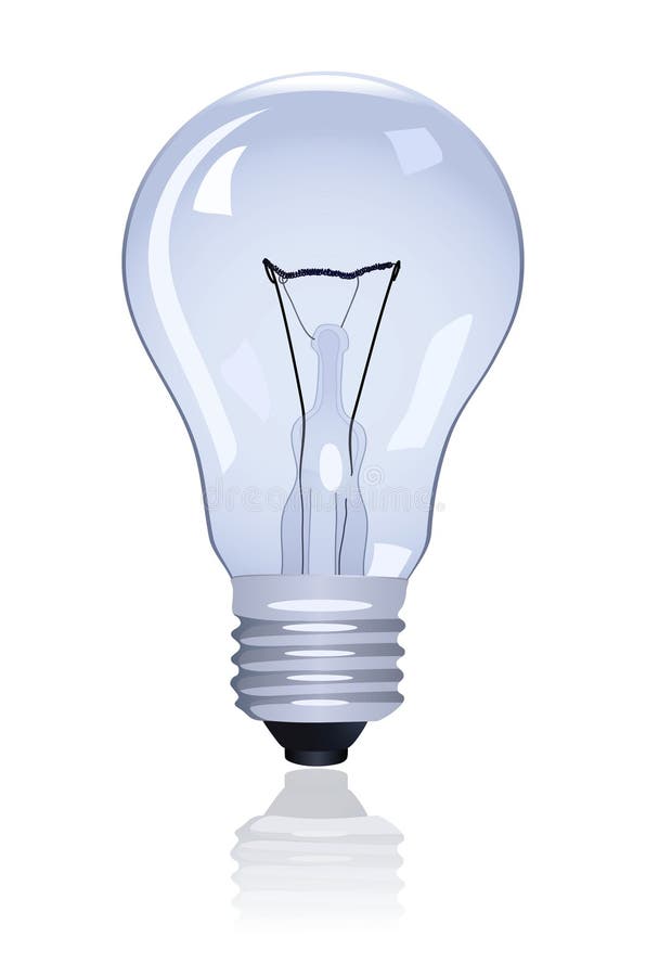 Electric Lamp Vector Icon.Cartoon Vector Icon Isolated on White ...