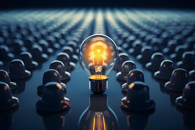 Electric Lamps are on the Information Panel. Leadership and Ideas ...