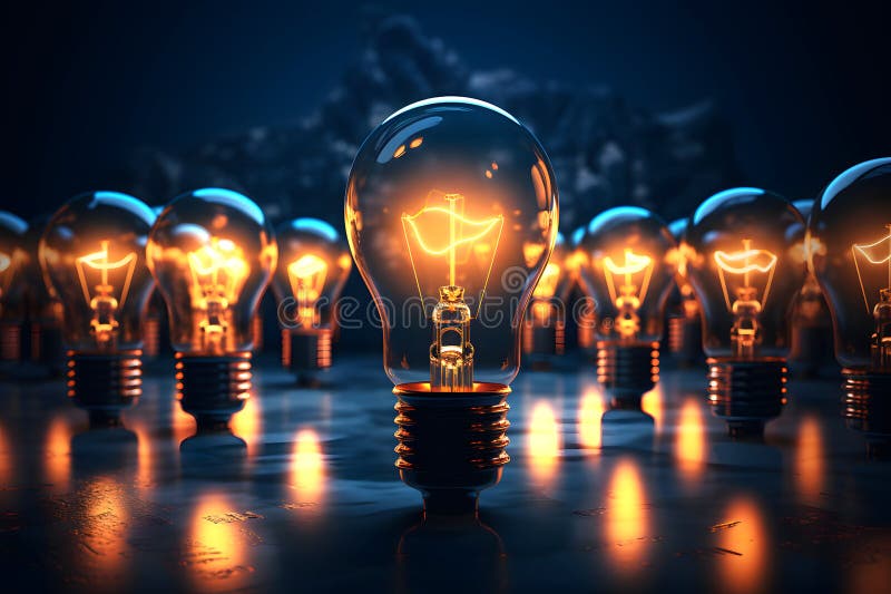 Electric Lamps are on the Information Panel. Leadership and Ideas ...