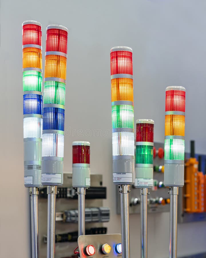 Electric Led Tower Lamp Signal Light for Indicate Status Operate Work ...