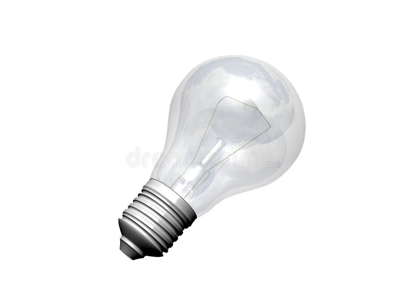 Electric light bulb stock photo. Image of studio, electric - 8700166